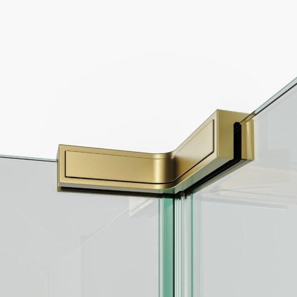 Glass to Glass 90* Corner Bracket 8mm | Modular Walk In Showers from Lakes